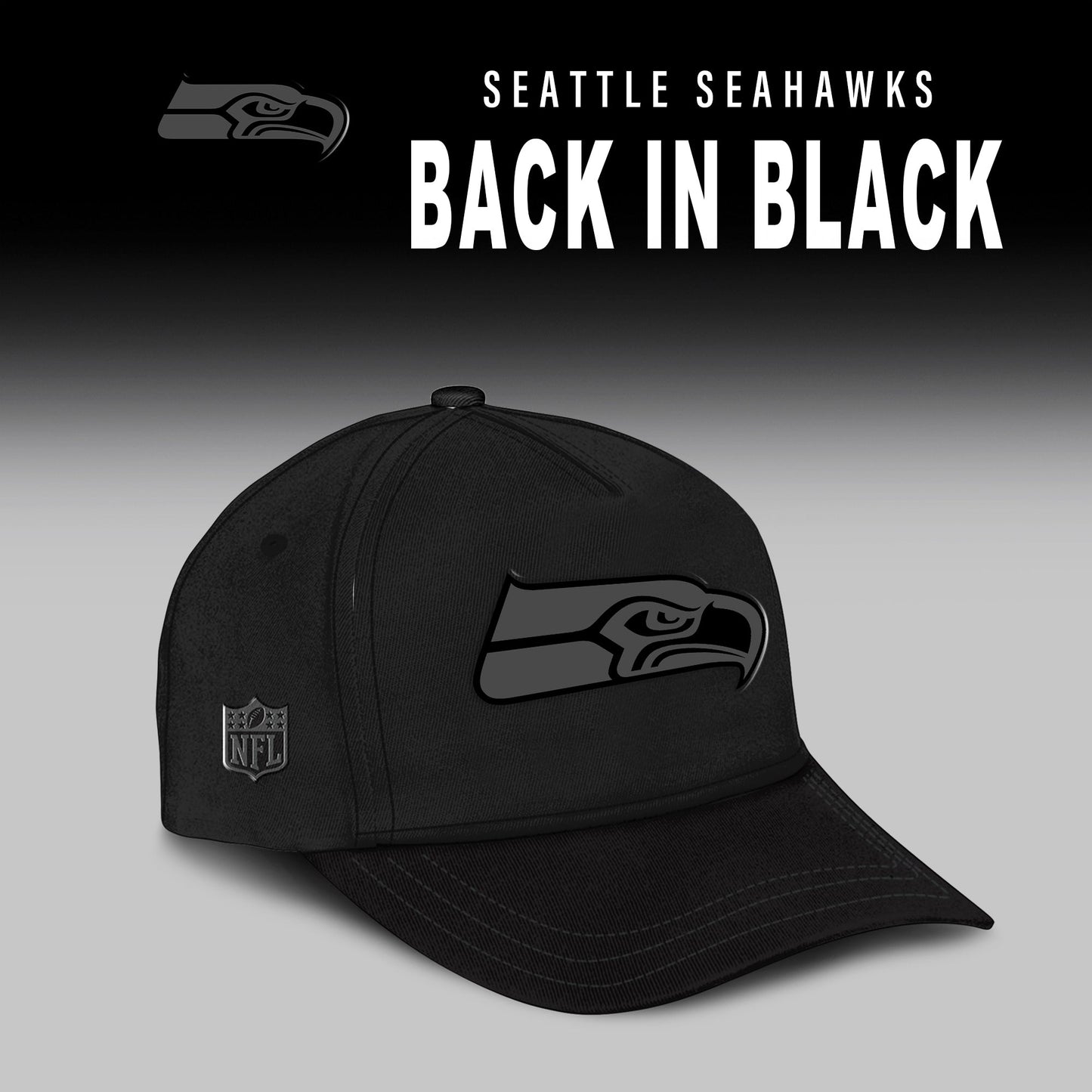 Seattle Seahawks 2026 Back In Black Limited Edition New Hoodie | CV12 ...