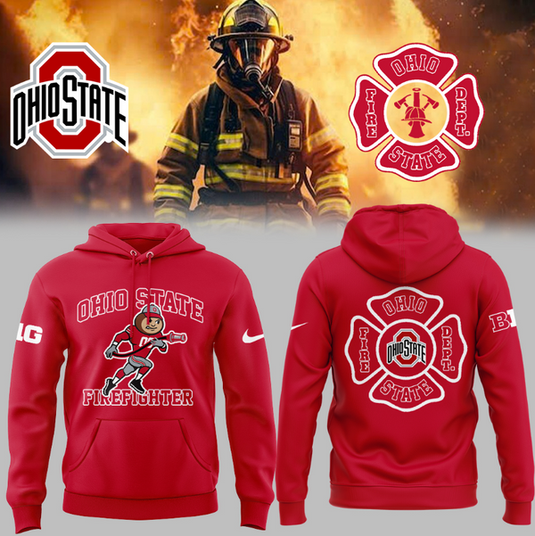 Ohio State x Firefighter Appreciation Day 2025 Hoodie - VN60 – Fabled ...