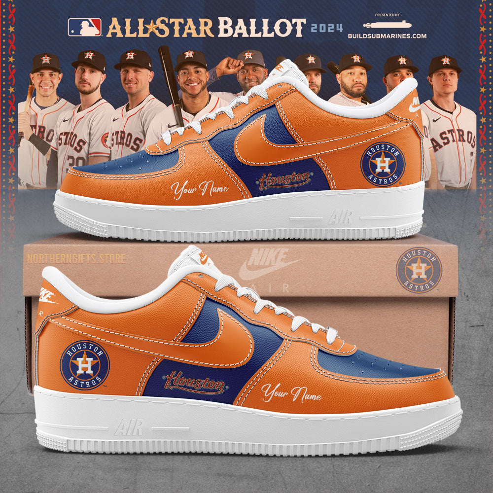 Limited Edition Houston Astros New AF1 SNEAKER – Fabled Stitches