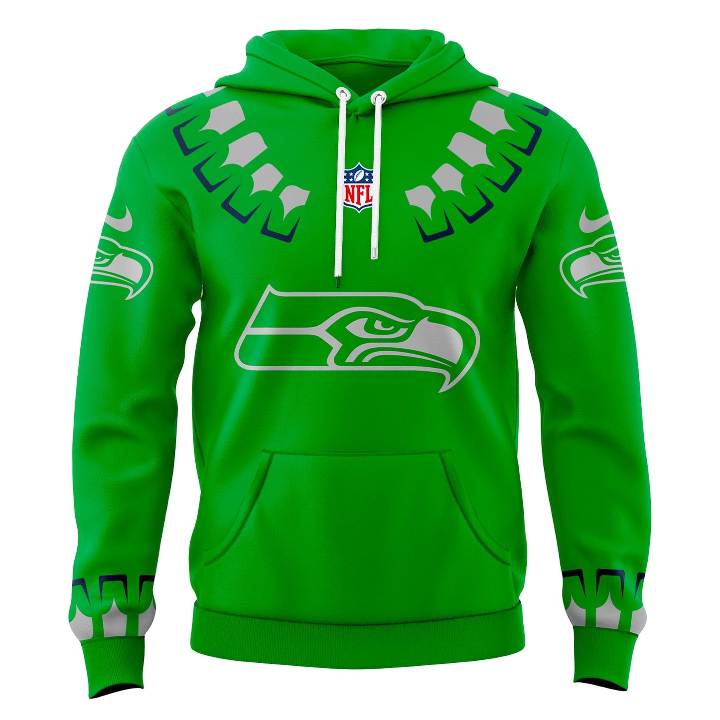Seattle Seahawks 2025 The Graphic God Hoodie v3 | QZ19 – Fabled Stitches